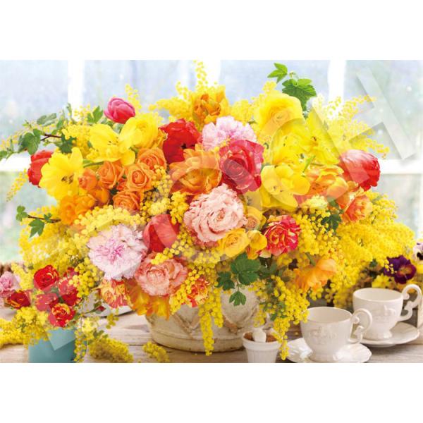 【発売日：2026年01月10日】商品名：幸せを招く！ ハピネスイエローサイズ：38×53cm品　番：EPO-07-473sピース数：500メーカー：エポック社補　足：【ジグソーパズル】【フラワー】【202601】【500-950】【色：イ...