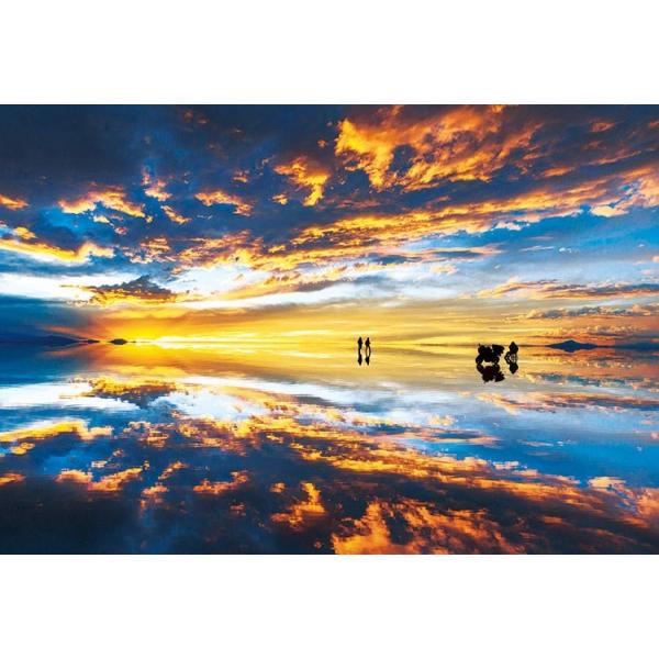 【発売日：2016年07月07日】商品名：ウユニ塩湖 夕景-ボリビアサイズ：26×38cm品　番：EPO-71-334ピース数：300メーカー：エポック社補　足：【ジグソーパズル】【風景】【海外風景】【ボリビア】【絶景】【鏡面絶景】【オリジ...