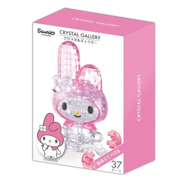 【発売日：2018年07月12日】商品名：マイメロディサイズ：9.4×14.5×4.5cm品　番：HAN-07629ピース数：37メーカー：ハナヤマ補　足：【立体パズル】【クリスタルギャラリー】【透明パズル】【キャラクター】【サンリオ】【マ...