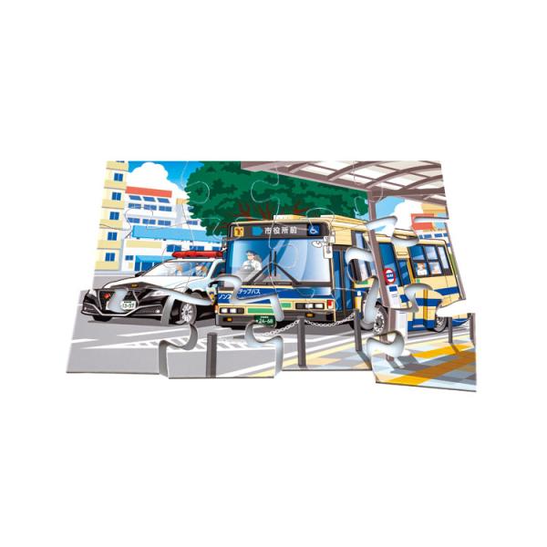商品名：STEP2 かっこいいはたらくくるまサイズ：W26.9×H22×D8cm品　番：KMN-JP-24ピース数：9メーカー：くもん出版補　足：【子供用パズル】【くもんのジグソーパズル】【ラージピース】【-108】【対象年齢2歳以上】【色...