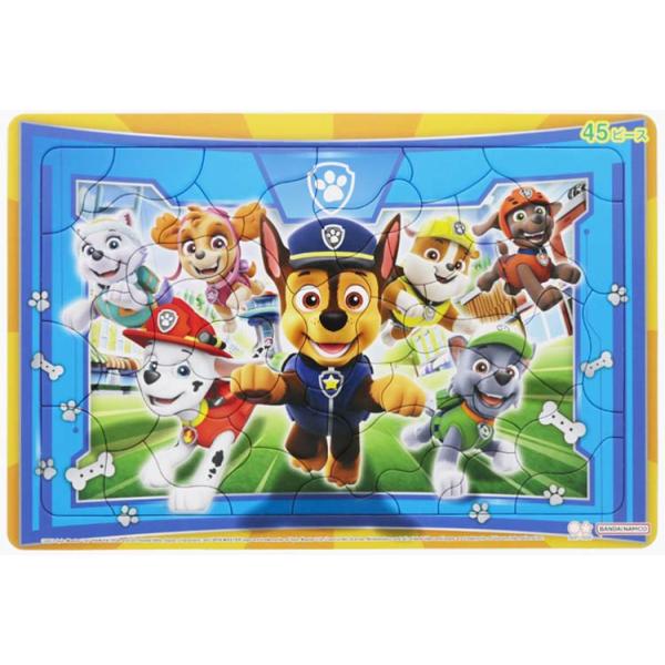 【発売日：2023年04月12日】商品名：パズル45P パウ・パトロールサイズ：W375×H251×D5mm品　番：SUN-6372278Aピース数：45メーカー：サンスター補　足：【子供用パズル】【板パズル】【アニメ】【パウ・パトロール】...