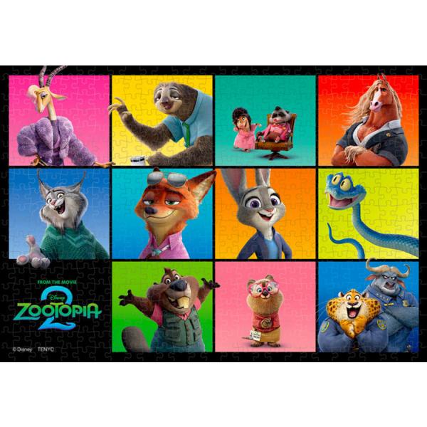 【発売日：2026年04月24日】商品名：アンサンブル・ズートピア（ディズニー映画『ズートピア2』）サイズ：25×36cm品　番：TEN-DSG500-702ピース数：500メーカー：テンヨー補　足：【ジグソーパズル】【ディズニー】【ズート...