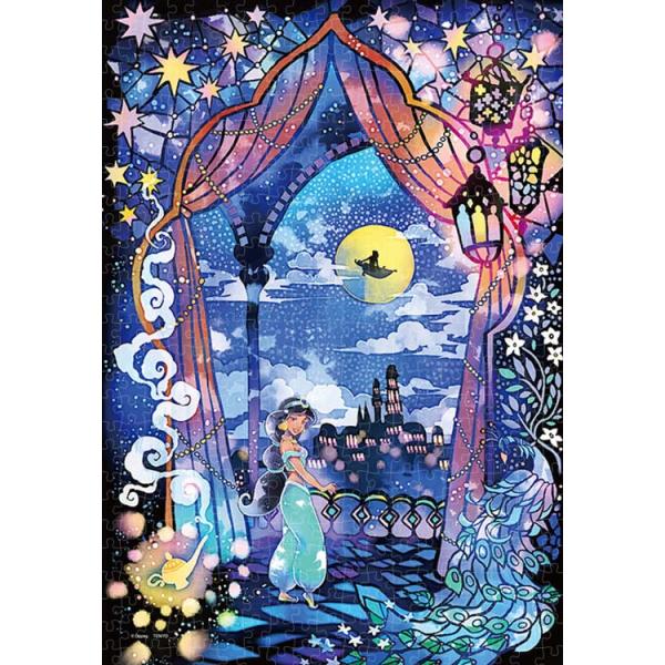 【発売日：2023年08月25日】商品名：自由を感じて…（アラジン）サイズ：25×36cm品　番：TEN-DSG500-639ピース数：500メーカー：テンヨー補　足：【ジグソーパズル】【ディズニー】【アラジン】【ステンドアート】【透明パズ...