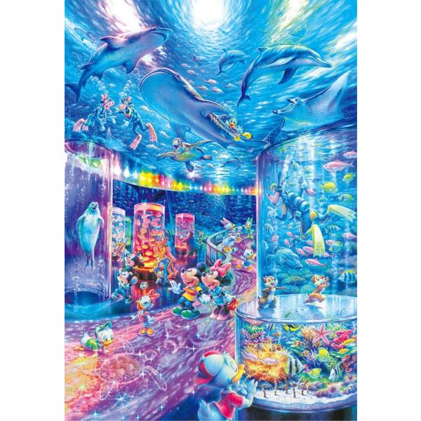 【発売日：2019年11月22日】商品名：ナイト アクアリウムサイズ：51×73.5cm品　番：TEN-D1000-029ピース数：1000メーカー：テンヨー補　足：【ジグソーパズル】【ディズニー】【ミッキー＆フレンズ】【光る】【20191...