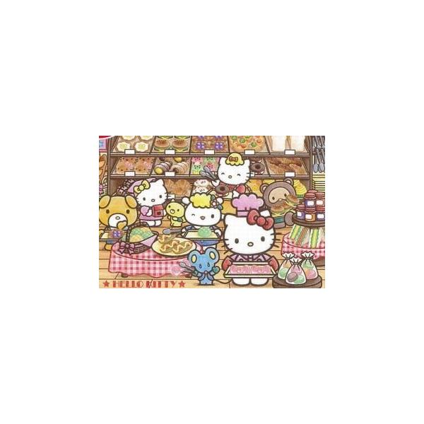 商品名：ハローキティのたのしいパン屋さんサイズ：26×37.5cm品　番：TEN-MC80-892ピース数：80メーカー：テンヨー補　足：【子供用パズル】【板パズル】【対象年齢5才以上】【チャイルドパズル】【サンリオ】【ハローキティ】【-1...