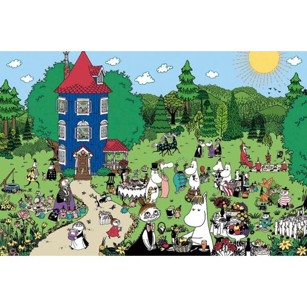 【発売日：2019年07月10日】商品名：ムーミンハウスへようこそ！サイズ：50×75cm品　番：YAM-10-1348ピース数：1000メーカー：やのまん補　足：【ジグソーパズル】【キャラクター】【ムーミン】【201907】【1000-2...