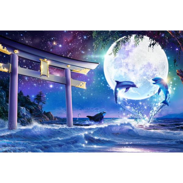 【発売日：2026年03月19日】商品名：ゲート・オブ・ドルフィンナイトサイズ：50×75cm品　番：YAM-10-1507ピース数：1000メーカー：やのまん補　足：【ジグソーパズル】【イラスト】【ラッセン】【202603】【1000-2...