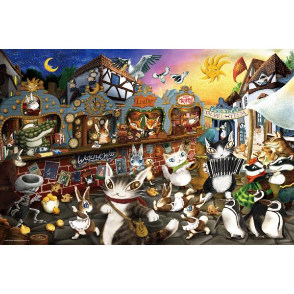 【発売日：2026年06月17日】商品名：陽だまりと月夜のタシルフェスタサイズ：50×75cm品　番：YAM-10-1510ピース数：1000メーカー：やのまん補　足：【ジグソーパズル】【キャラクター】【わちふぃーるど】【202606】【1...