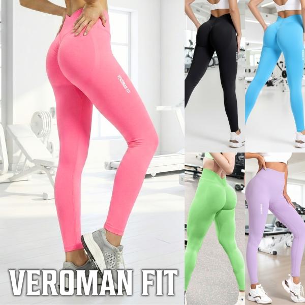 素材：ナイロン90%　ポリウレタン10%【V字カットでスタイルアップ】後ろ姿を引き締めるV字カット設計。ウエストはスッキリ、脚は長く見せてくれて、筋トレ女子のヒップライン・レッグラインをきれいに魅せます。ジムウェア、トレーニングレギンスとし...