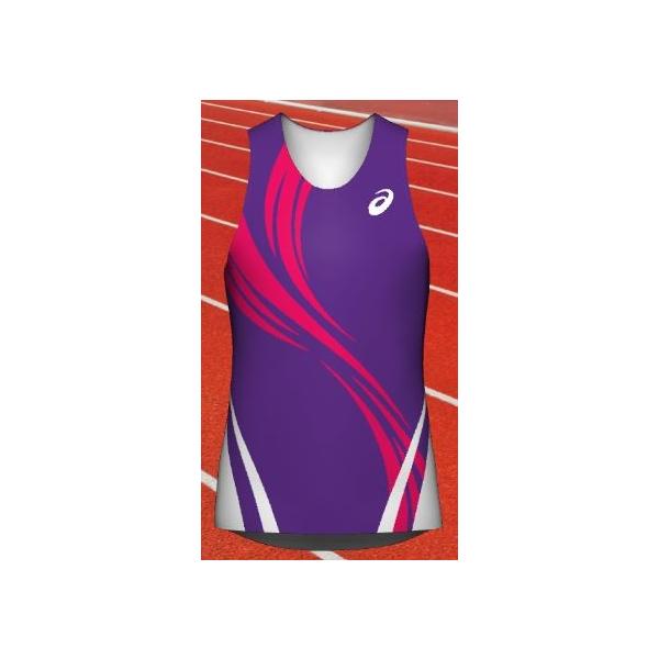 メーカー：ASICS アシックスカテゴリ：陸上・ランニング種別：ウエアシリーズ：プリントオーダーコンポ受注生産（メンズ）商品名：ランニングシャツ（メンズ）PA01Bレーシングエキスパートシルエット　ソフトドライニット素材＊腕周り、肩甲骨の動...