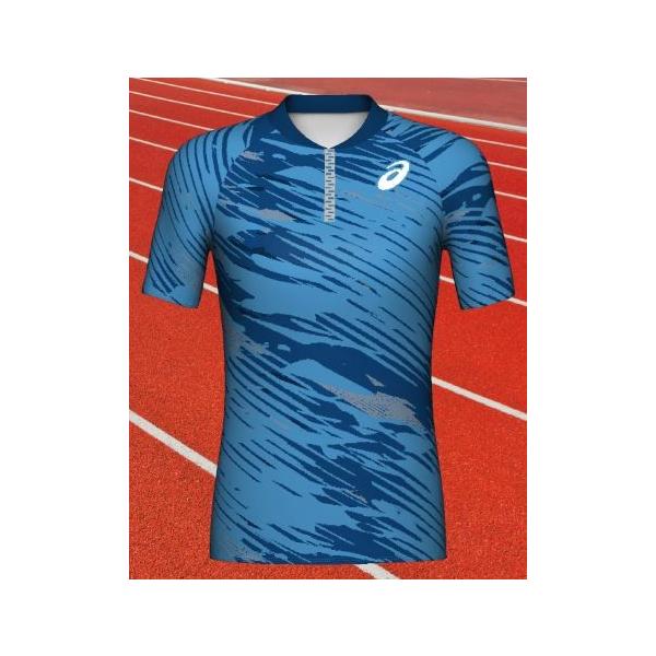 メーカー：ASICS アシックスカテゴリ：陸上・ランニング種別：ウエアシリーズ：プリントオーダーコンポ受注生産（レディス）商品名：レーシングジップシャツHS（レディス）PX152WAYトリコットFD素材＊プリントオーダーコンポ：生地にインク...
