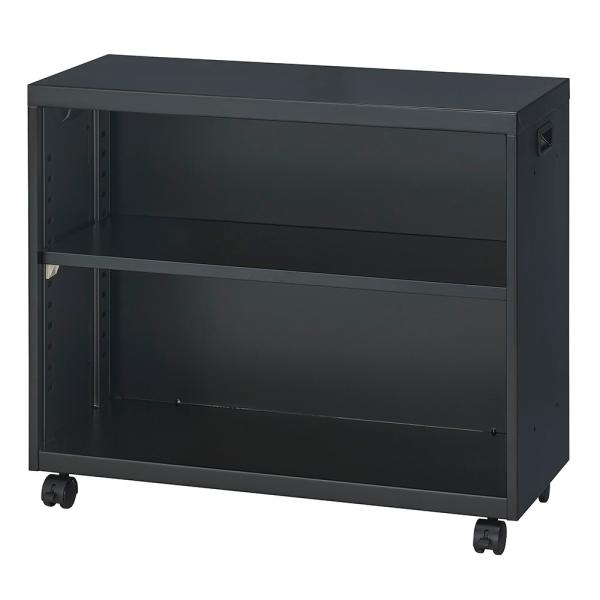 　　　本体色：ブラック　　　　材質：本体・棚板(スチール粉体焼付塗装) / キャスター(ナイロン)　　製品寸法：幅700×奥行286×高さ600ｍｍ　　製品重量：8.6kg　　　耐荷重：15kg(棚板1枚につき)　　　　機能：ロック式キャス...