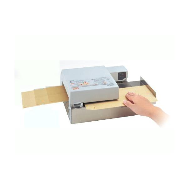 適合封筒種類：長形3号・角形8号(フラップ高さ23〜28mm)封筒の封入物：最大厚み2.5mm(A4三つ折5枚程度)　封かん速度：2.4秒以下/1通(高速モード時)　　　　電源：ACアダプタ(24V)　　消費電力：8W　使用消耗品：のりカセ...