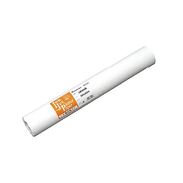 【生地種類】再生紙【生地寸法】594mm×100m【規格】A1サイズ【紙管外径】約119mm【紙管内径】2インチ【基材】紙【生地厚み】90μm【坪量】64g/m2【古紙パルプ配合率】20％【白色度】80％【入数】1ケース(2本)