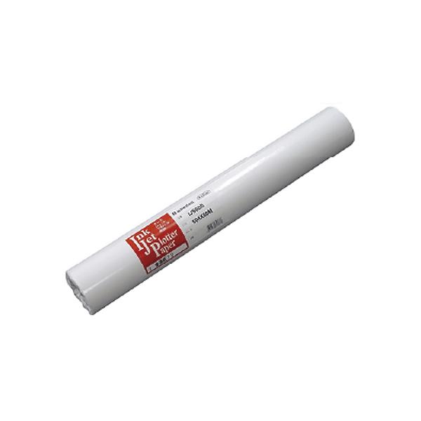 【生地種類】普通紙【生地寸法】594mm×50ｍ【規格】A1サイズ【紙管外径】約98mm【紙管内径】2インチ【基材】紙【生地厚み】100μm【坪量】70g/m2【白色度】80％【入数】1ケース(2本)