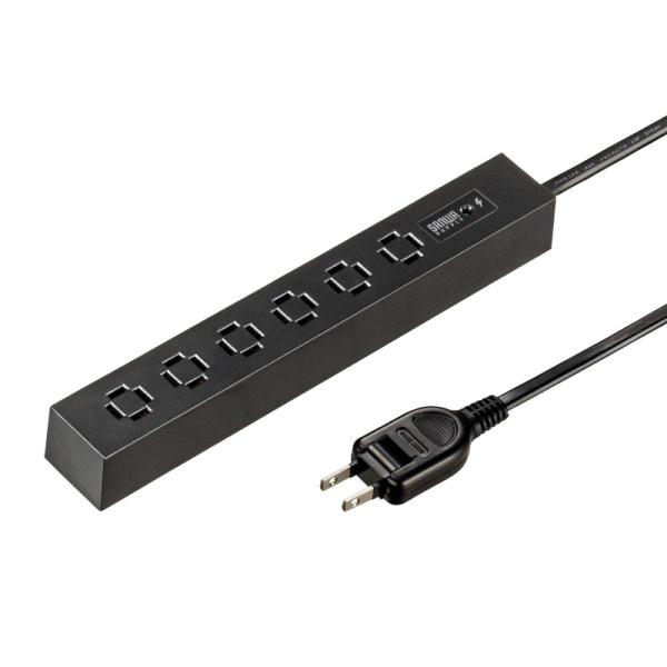 【定格容量】15A・125V　　　　　　合計1500Wまで【PSE適合規格】あり【差込口形状】2P【プラグ形状】2P【プラグ仕様】スイング式【絶縁キャップ】あり【差込口タイプ】ノーマルタイプ【差込口間隔】25.4mm【差込口数】6個口【雷ガ...