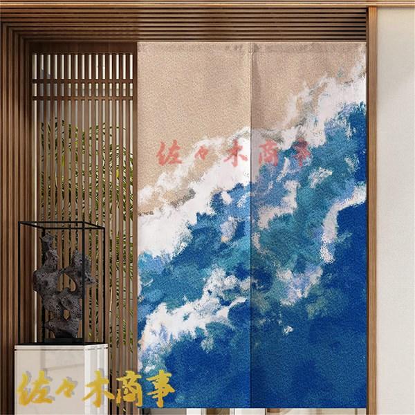 【発売日：2023年03月18日】【素材】：ポリエステル、フックなどは不要です。ハトメに一般的な市販のつっぱり棒を通すだけで簡単に設置できる間仕切りカーテンです。ロングタイプでスッキリ目隠し、様々なインテリアスタイルに合わせやすいアイテムで...