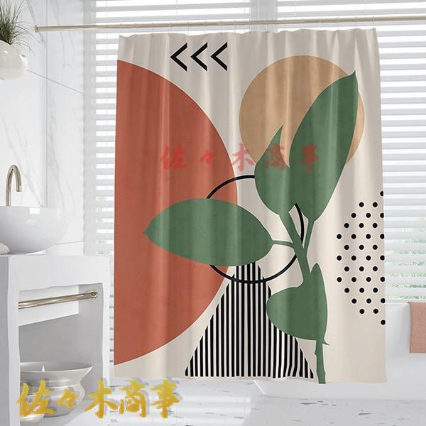 【発売日：2023年02月24日】【防水防カビ加工＆速乾】シャワーカーテンはポリエステル採用し、摩擦に強く、シワになり難い、水を弾き、無毒で環境に優しく、柔らかくて手触りがいいです。防水防カビ加工なので、衛生的で清潔感があり、使いやすいです...