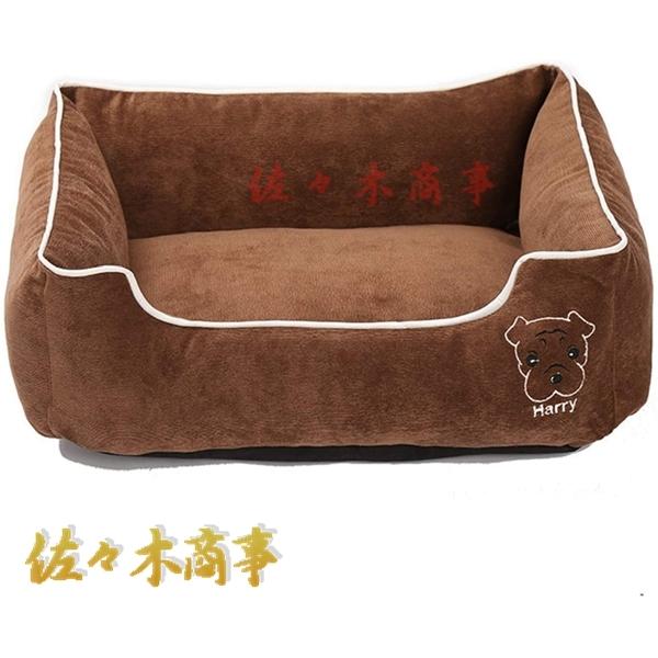 【発売日：2022年05月11日】★弾性のよいPP綿をたっぷり充填したこのペットベッドは、保温性が高く、通 気性にも優れています。そして肌に優しく、抜群な寝心地で愛犬に質の高い睡眠環境を作ります★サイズ：S:40*32*17cm M:50*...