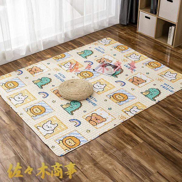 【発売日：2022年08月06日】【キルト加工】ラグの内面にはポリエステルをたっぷり入れているので、ふんわり快適な座り心地です。キルティング加工で、中の綿がよれる心配もありません。【可愛いデザイン】可愛いデザインで赤ちゃんからキッズまでのび...
