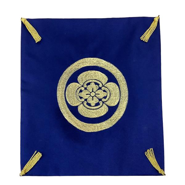 ふくさ 袱紗 冠婚葬祭 コンパクト 家紋入り 特価品 つづれ 刺繍 箱なし 訳アリ商品【家紋】-丸に木瓜【 サイズ 】-九寸-(約36cm×約38cm)祝儀袋を袱紗（ふくさ）で包むのは、渡す相手に礼節を重んじています。という心遣いを表してお...