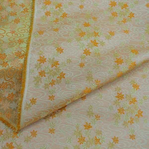 金襴　布　生地　手芸材料横巾70cm×丈50cm　念珠袋、納経帳、敷物、刀袋、インテリア小物、人形衣装、仏壇敷、座布団、表具など多肢にわたって使用可能です。★丈巾50ｃｍ以下は、基本的にメール便で発送いたします。宅配便ご希望の場合は、店舗へ...