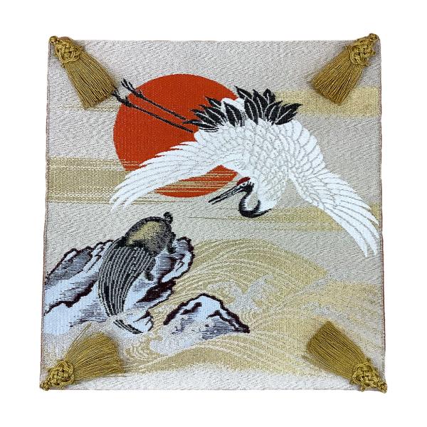 ふくさ 袱紗 冠婚葬祭 コンパクト 鶴亀 特価品 つづれ 箱なし 訳アリ商品【 サイズ 】-九寸-(約36cm×約38cm)祝儀袋を袱紗（ふくさ）で包むのは、渡す相手に礼節を重んじています。という心遣いを表しております。水引が崩れたり、祝儀...