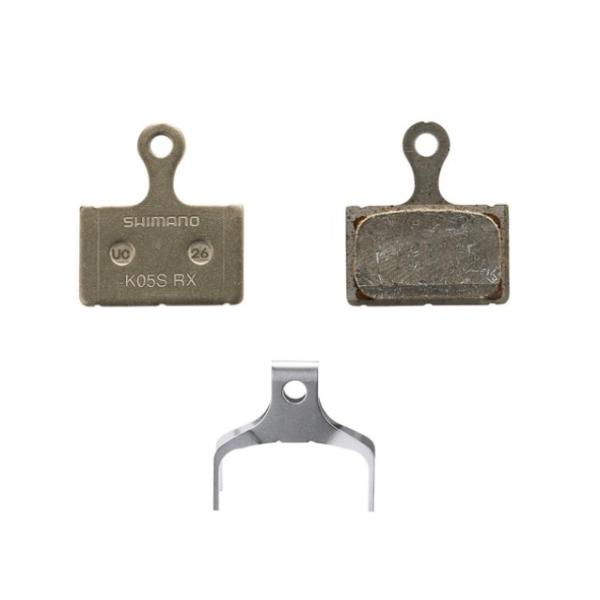 EBPK05SRXA レジンパッド(K05S-RX) ＆押さえバネ※Y2GM98030後継モデル■パッド形状：ナロー■BRタイプ：2ピストン■適応モデル：BR-M9100, BR-M9110, BR-M8110, BR-R9170-F, B...