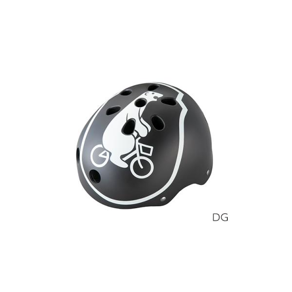 自転車とコーディネートが楽しめるbikkeジュニアヘルメット製品情報・丈夫なハードシェルタイプ。・頭にぴったりフィットするサイズ調整アジャストダイヤル付き。・あご紐付き。・横幅が広めの丸みを帯びた内部形状・カラーデザイン：5色選び方のポイン...