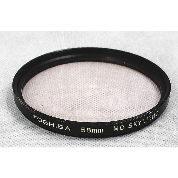 レンズフィルター　TOSHIBA 58mm  MC SKYLIGHT  JAPAN