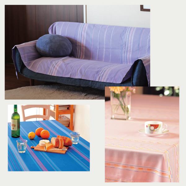 ご要望の多かったフリークロスが久々の復活！お部屋の印象を簡単に変えられるので季節の変わり目におススメです。たて糸とよこ糸の間隔を変えて織ることで細かい織模様を表現した「トゥイル地」を使用。143cm×250cmという大判なので、テーブルクロ...