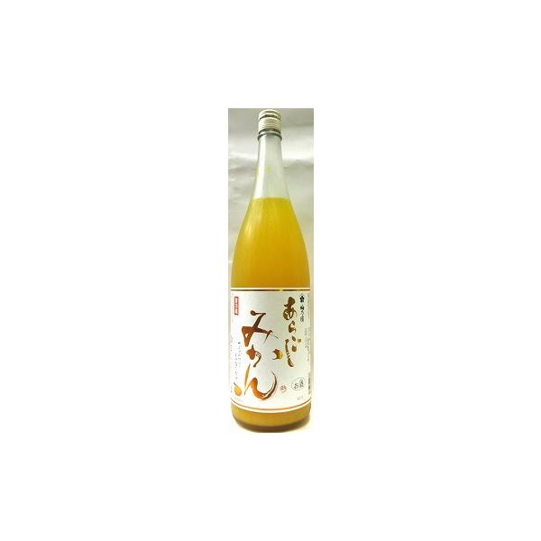 リキュール　梅乃宿　あらごしみかん　１８００ｍｌ 【梅乃宿酒造】[商品説明]■酒蔵名：梅乃宿酒造■原産地：奈良県■原材料名：温州みかん（国産）、スピリッツ、日本酒、糖類/クエン酸■アルコール度：７％■容量　：１８００ｍｌ