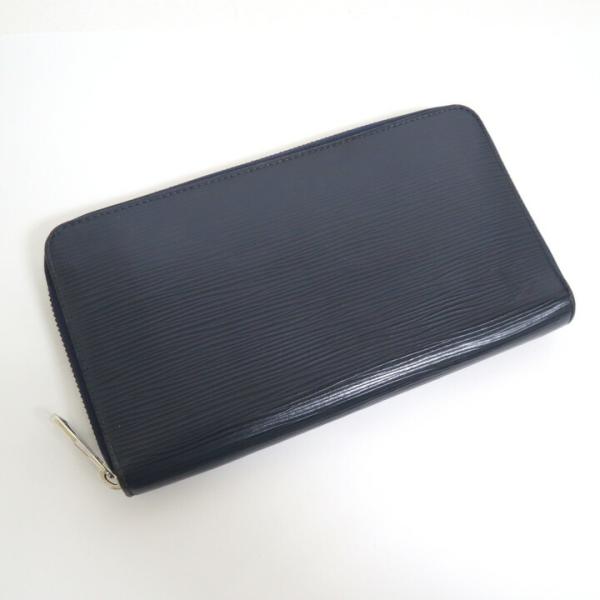 ◆商品ランクABランク◆商品情報・カラー：ブルーマリーヌ・素材/ライン：エピ・サイズ：幅：21cm×高さ：11.5cm×マチ：1.5cm・仕様：ファスナー開閉式小銭入れ×1札入れ×2カードポケット×12オープンポケット×2◆付属品--◆状態...