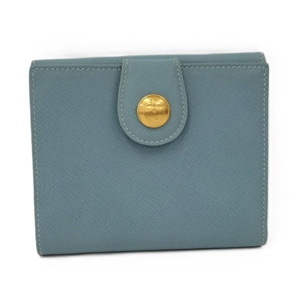 ◆商品ランク中古B◆商品情報・カラー：ブルー・素材/ライン：レザー・サイズ：最大約 W12×H10(cm)・外側：小銭入れ×1・内側：札入れ×2ポケット×2カード入れ×6◆付属品なし◆状態・ボンド跡、ホック付近破れのある中古Bランクの商品で...