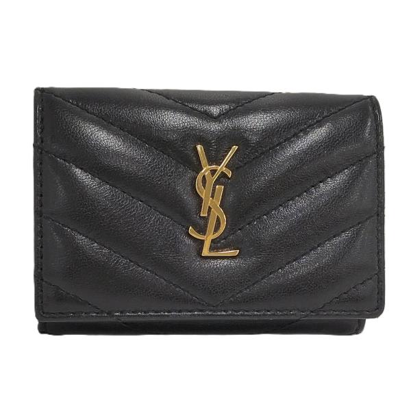 ◆商品ランク中古AB◆商品情報・カラー：ブラック・素材/ライン：レザー・サイズ：最大約 W9×H7(cm)外側：オープンポケット×1　　　小銭入れ×1内側：札入れ×1　　　カード入れ×3◆付属品画像の通り箱にダメージあり。◆状態・画像の通り...