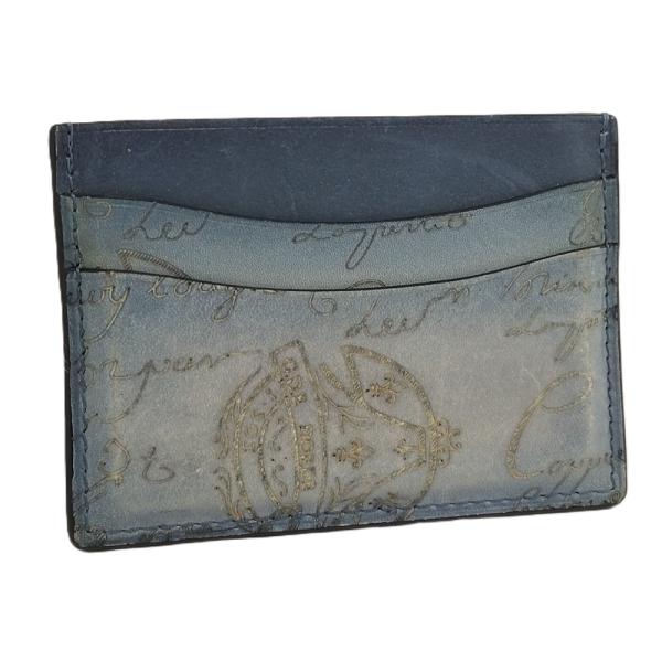 ◆商品ランク中古AB◆商品情報・カラー：ブルー系・素材/ライン：レザー・サイズ：最大 約W10×H7(cm)※多少の誤差はご了承下さい外側：カードポケット×4◆付属品--◆状態・画像の通り、多少のスレ・小キズ・ヨゴレなどはございますが、大き...