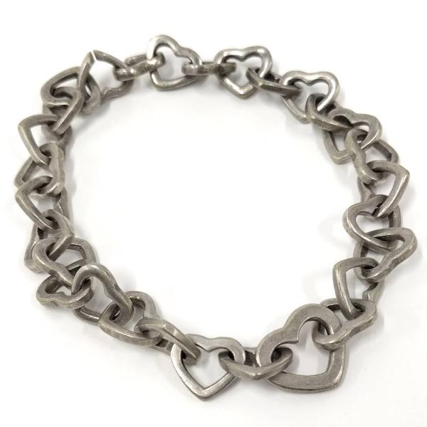 ◆商品ランク中古B◆商品情報・カラー：シルバー・素材/ライン：SV925・腕周り：約20(cm)・トップ：最大約W1.5×H1.3(cm)◆付属品なし◆状態小傷やヨゴレ、くすみなど全体的に使用感のある中古Bランクの商品です。画像をご確認下さ...