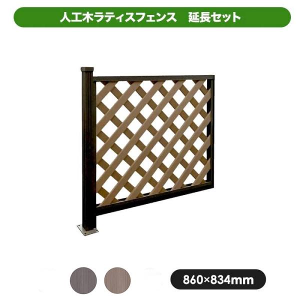 エクステリア ガーデニング 庭 DIY ウッドデッキ 人工木 ラティスフェンス ラティス フェンス ウッドデッキ 人工木 ガーデニング　人工木ラティスフェンス　延長セット JJ-WOODll※代引き不可となります。商品関連キーワード：ウッド...