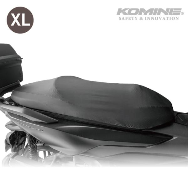 伸縮性のある生地を使用した、滑り止め効果とシートの保護を目的とした防水シートカバー。ドローコード付でシートにぴったりフィット。シート側面にまわり込む部分にはメッシュを使用し、カバーとシートの間の湿気のこもりを抑制。車両毎に4サイズを展開。