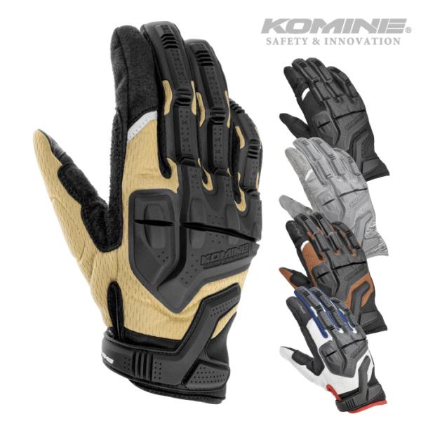 ソフトなTPRプロテクターが指先から甲までをガードする動きやすいメッシュグローブ。操作性が高くアドベンチャーバイクに最適な仕様。■サイズ：XS/S/M/L/XL/2XL/3XL※ スマホ操作機能は、画面保護フィルムの種類により反応しづらい場...