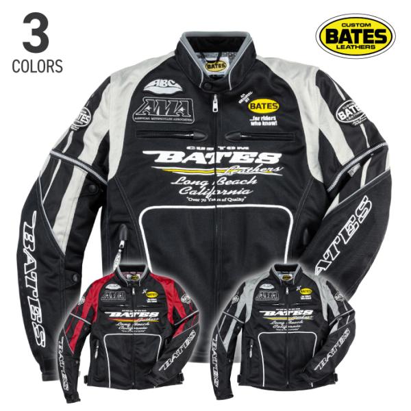 スポーティーなラインや切り替えデザインのベイツらしいメッシュジャケットです。夜間の視認性にも優れたリフレクターパイピングを襟と袖に使用しています。【装備】エアスルー肩肘パッド（脱着可）エアスルー胸部パッド（脱着可）エアスルー脊髄パッド（脱着...