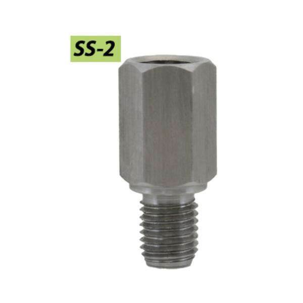 サビに強いステンレスアダプター● カウルに覆われたハンドルに取付けられるスリムサイズのミラーアダプター。● 様々なシチュエーションに対応する、10種類をラインナップ。■ ネジ径：10mm正ネジ→10mm正ネジ■ ネジピッチ：上側1.25■ ...