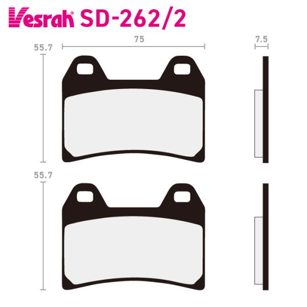 ■ 適合車種※ 車種/排気量/年式/F・R（フロント・リア）・HONDACB400/400cc/97/F  CB400FIII/400cc/97/F ※こちらの商品は1キャリパー分のパッケージ商品です。