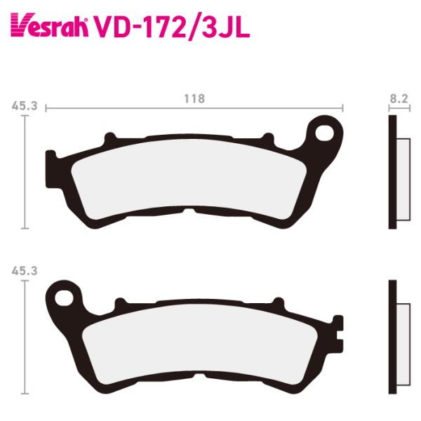 ■ 適合車種※ 車種/排気量/年式/F・R（フロント・リア）・HONDANSS250/250cc/05-13/FNSS250/250cc/14-18/FNSS300/300cc/14-20/FXL1000VA/1000cc/04-09/FC...