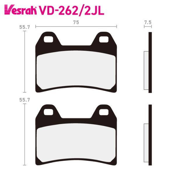 ■ 適合車種※ 車種/排気量/年式/F・R（フロント・リア）・HONDACB400/400cc/97/F  CB400FIII/400cc/97/F ※こちらの商品は1キャリパー分のパッケージ商品です。