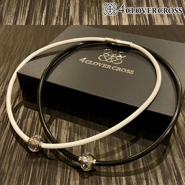 4クローバークロス ネックレス SNOオーロラモデル スポーツネックレス 4clovercross●磁気ネックレスでは効果が得られ無かった方にオススメ・自然療法・naturopathy：オリジナルの身体にやさしい希少な8種のミネラル鉱石がル...