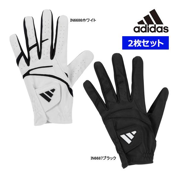 [2枚セット][メンズ] アディダス IKL19 アディテック 24 グローブ adidas golfフィット感にこだわったパターン設計により、スイング時の手の動きに対応するストレスの無いフィット感を実現。ソフト合成皮革を使用しフィット感を...