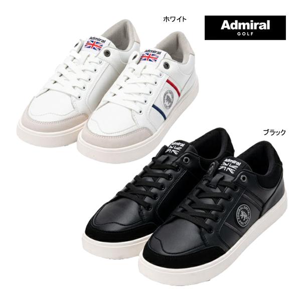 アドミラル ADMS3A ゴルフシューズ LEICESTER GOLF Admiral Golf３Eの幅広設計はそのままに、細身のシルエットにリニューアル。アッパーには、柔らかく足馴染みの良い人工皮革を使用。サイドパネルには、ランパントをデ...