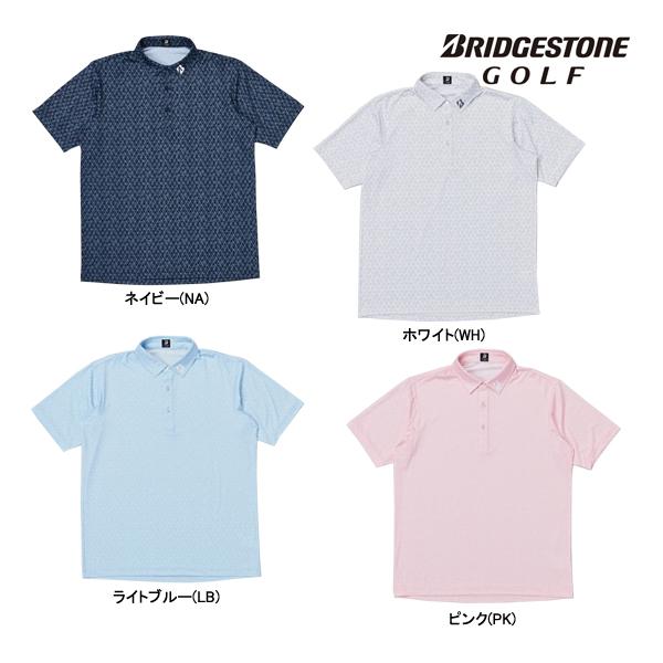 ブリヂストン ゴルフ 26年春夏ウエア 新作 メンズ 半袖シャツ IGM04A ゴルフウェア BRIDGESTONE GOLF BS 総柄プリント 半袖 ストレッチ UVカット清涼感のある総柄プリントで存在感があり、コーディネイトの主役にな...