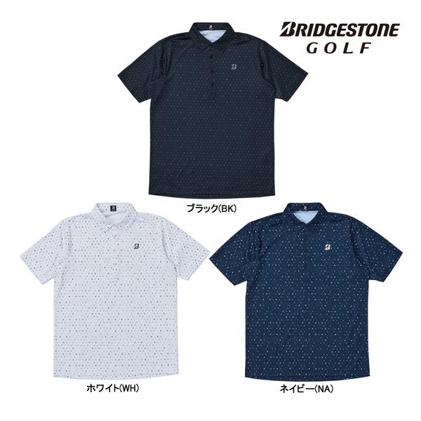 ブリヂストン ゴルフ 26年春夏ウエア 新作 メンズ 半袖ボタンダウンシャツ IGM07A ゴルフウェア BRIDGESTONE GOLF BS 総柄 半袖 ドライ ストレッチ UVカット総柄デザインでありながら主張しすぎずどんなパンツとも...